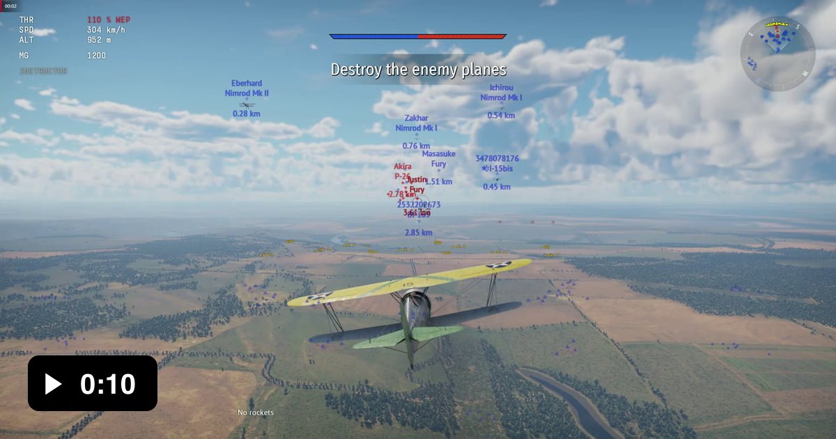 🎮War Thunder Multiplayer Gameplay P26A #warthunder #P26A - 9GAG
