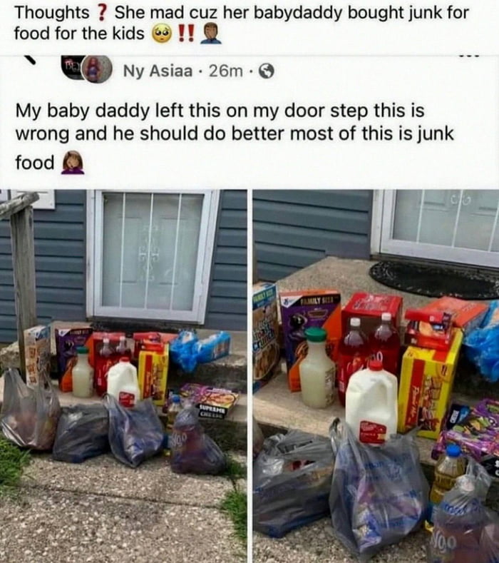 The grocery drop-off sparks a debate - 9GAG