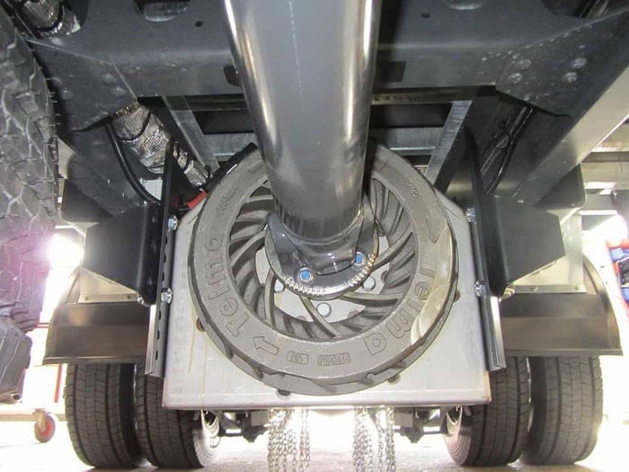 A Electromagnetic Retarder…..Activated when the foot brake is applied ...