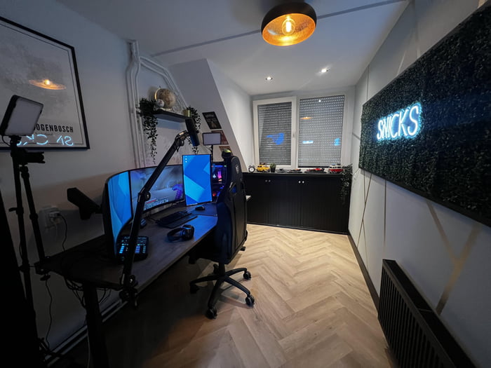 Finally finished game/stream room. - 9GAG