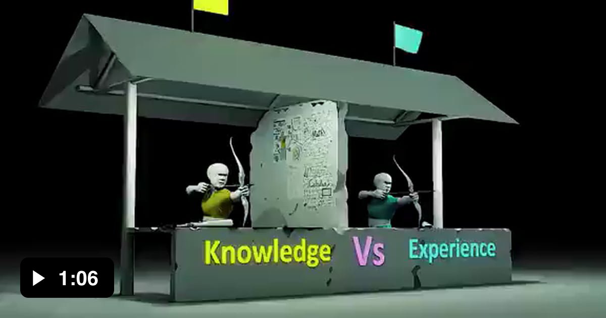 🎓 Knowledge vs Experience 🎯 - 9GAG