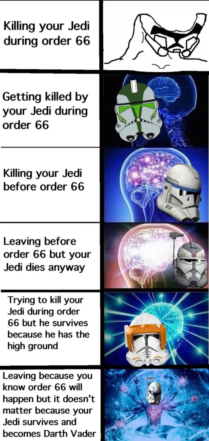 Order 66 by different Clones - 9GAG