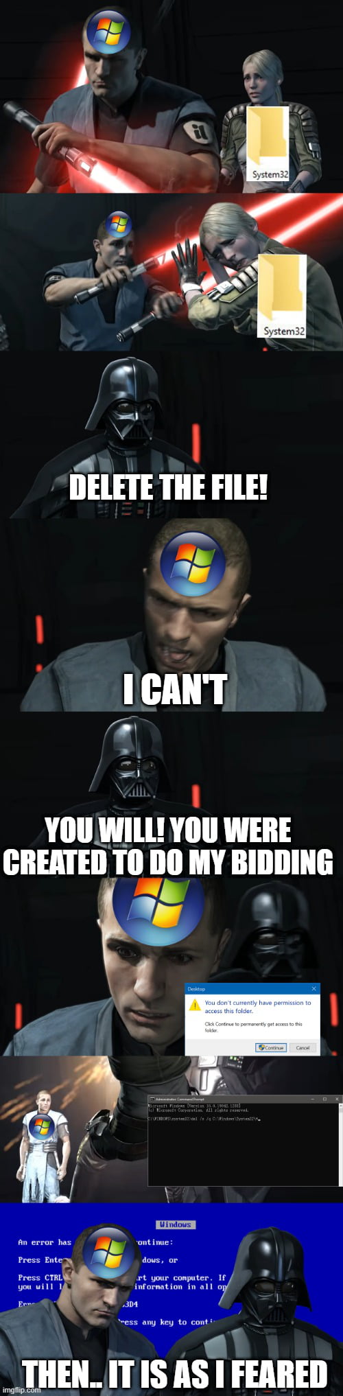 Delete System32 9gag
