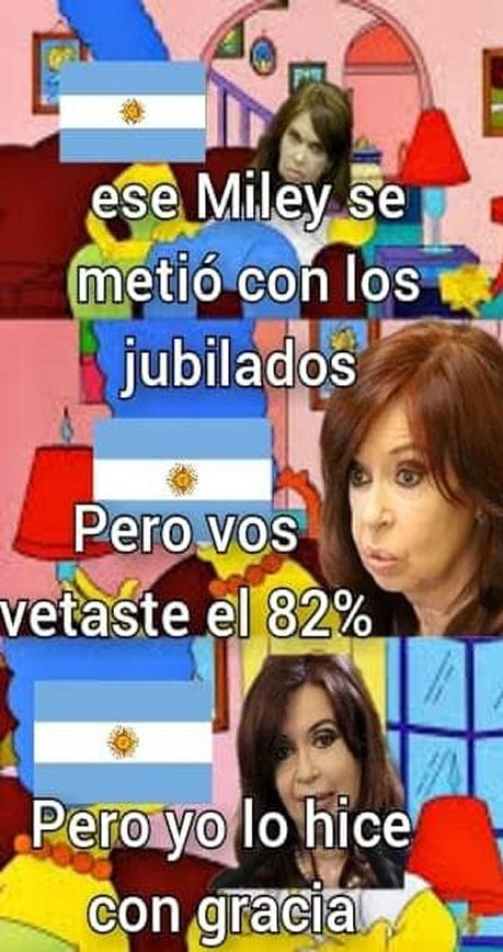 Cristina Kirchner vetó el 82% móvil porque “es una ley de quiebra del ...