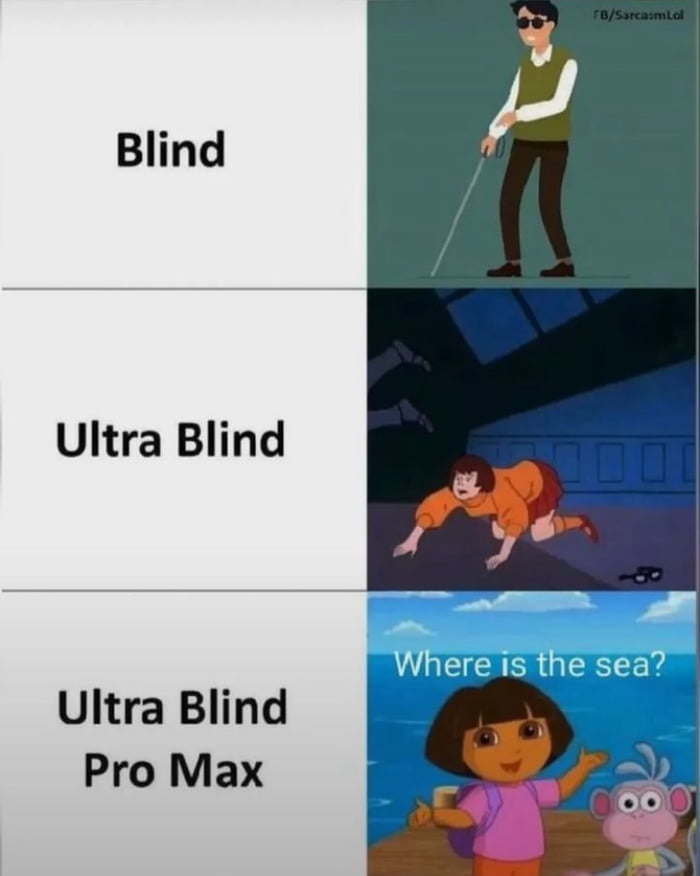 Blind to the core - 9GAG