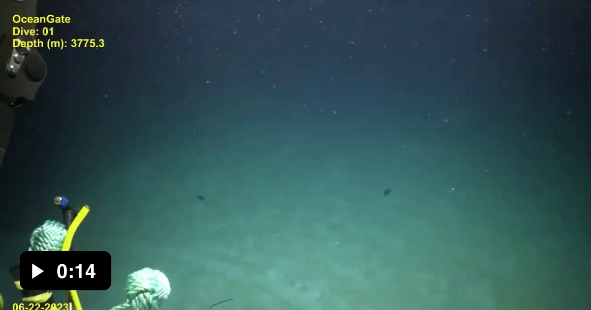 The OceanGate submarine wreckage - 9GAG