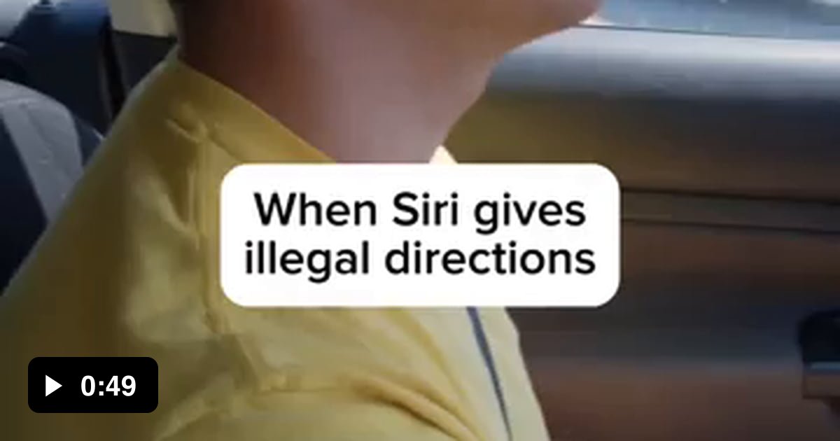 Siri's bad directions! - 9GAG