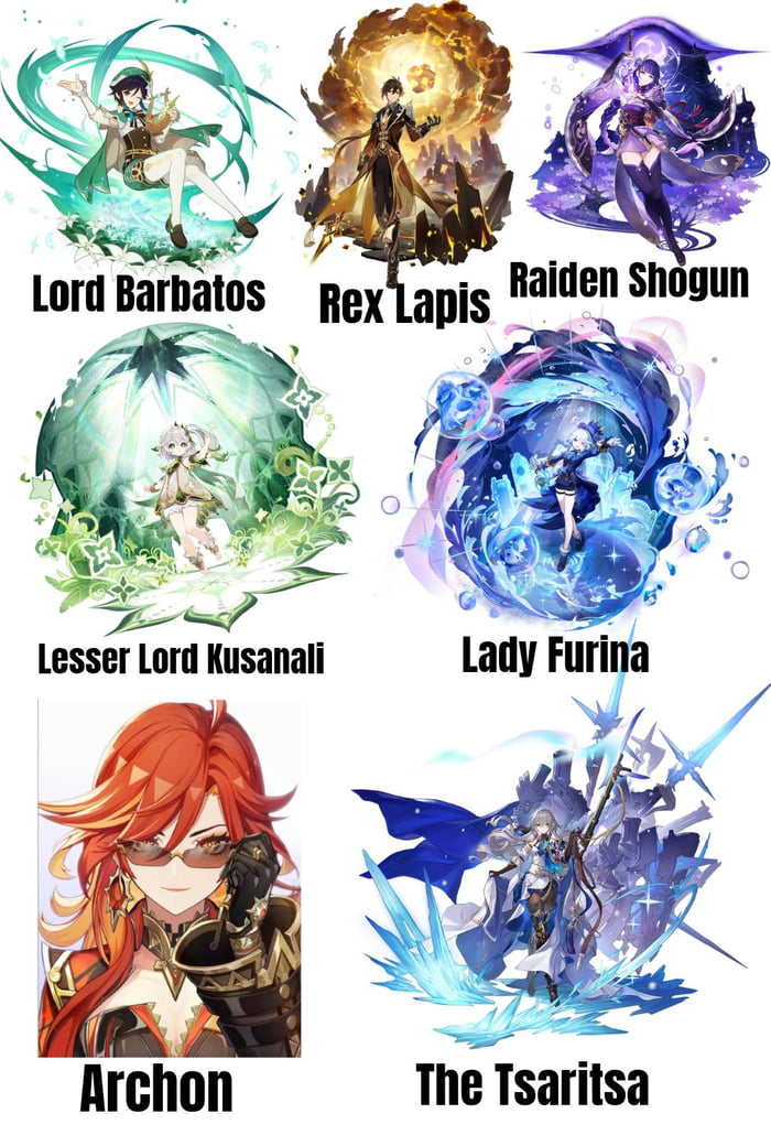 Archons and how their people call them - 9GAG