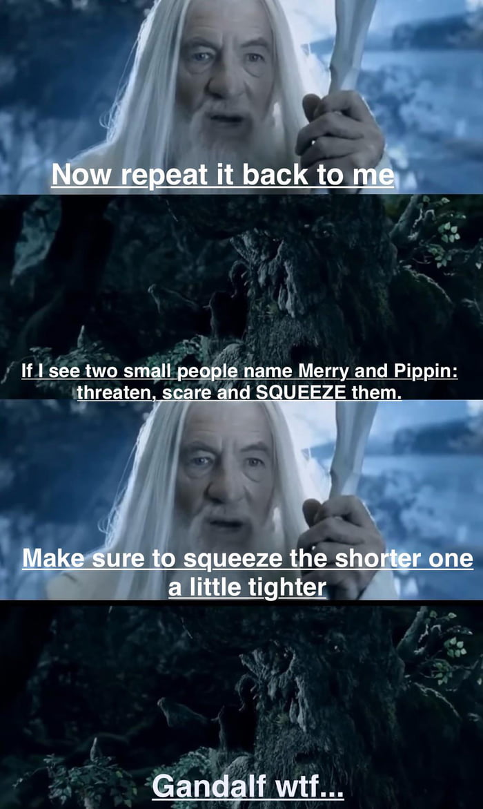 This Gandalfs more grumpy than the old one - 9GAG