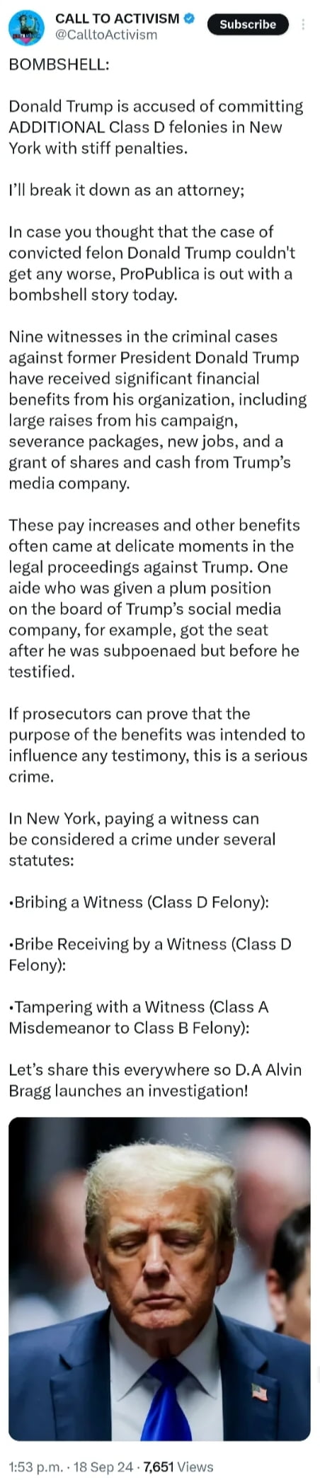 Bribing witness - 9GAG