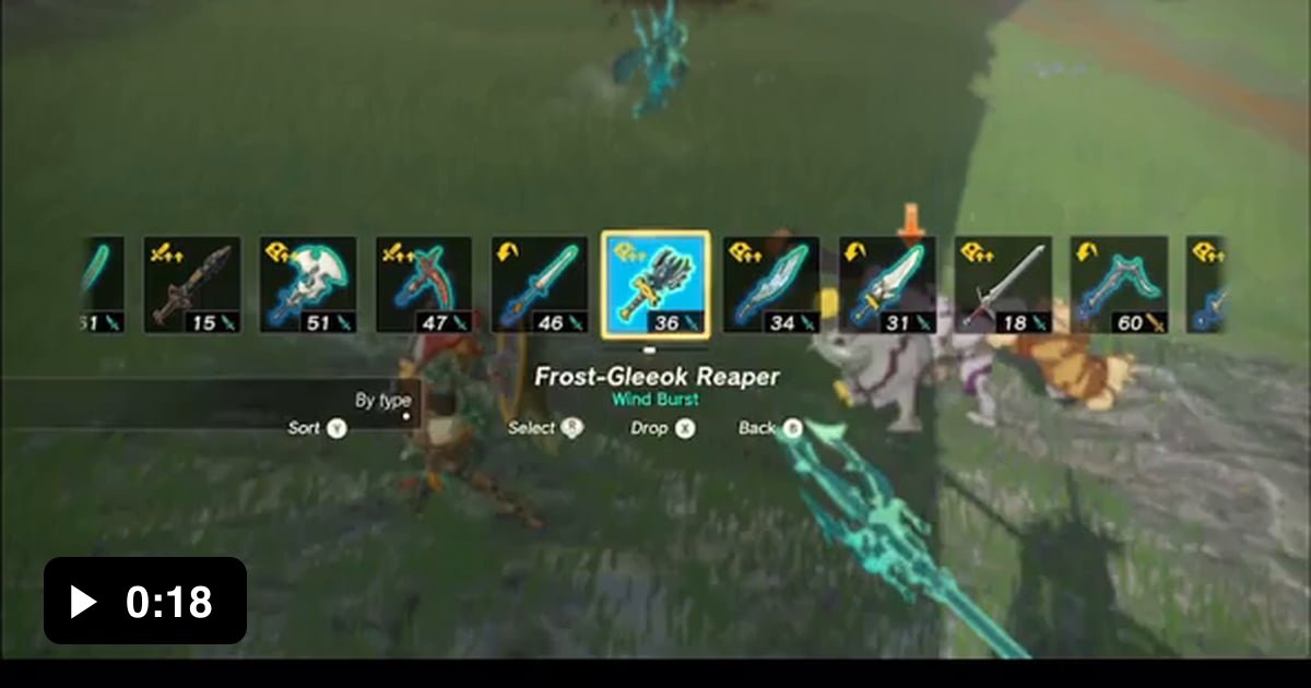 Rito weapons when paired with gleeok horns - 9GAG