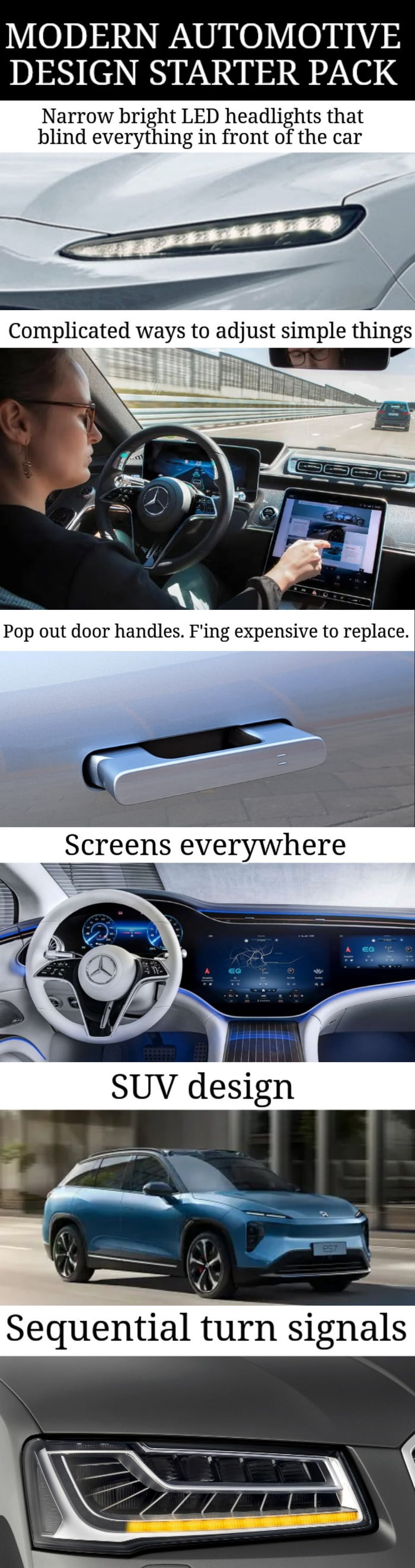 And glossy piano plastic... They should bring back simple, affordable, hot hatchbacks again. - 9GAG