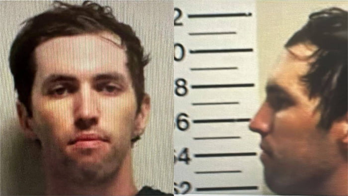 Tyler Robinson’s mug shot. Robinson was arrested after confessing to ...