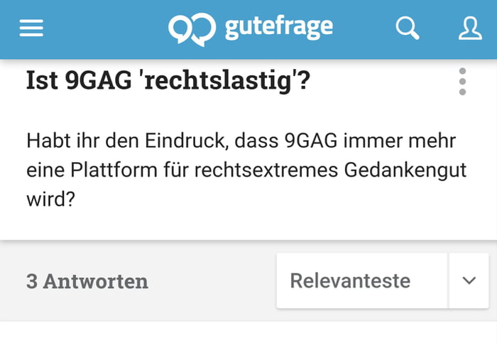 Gute Frage - 9GAG