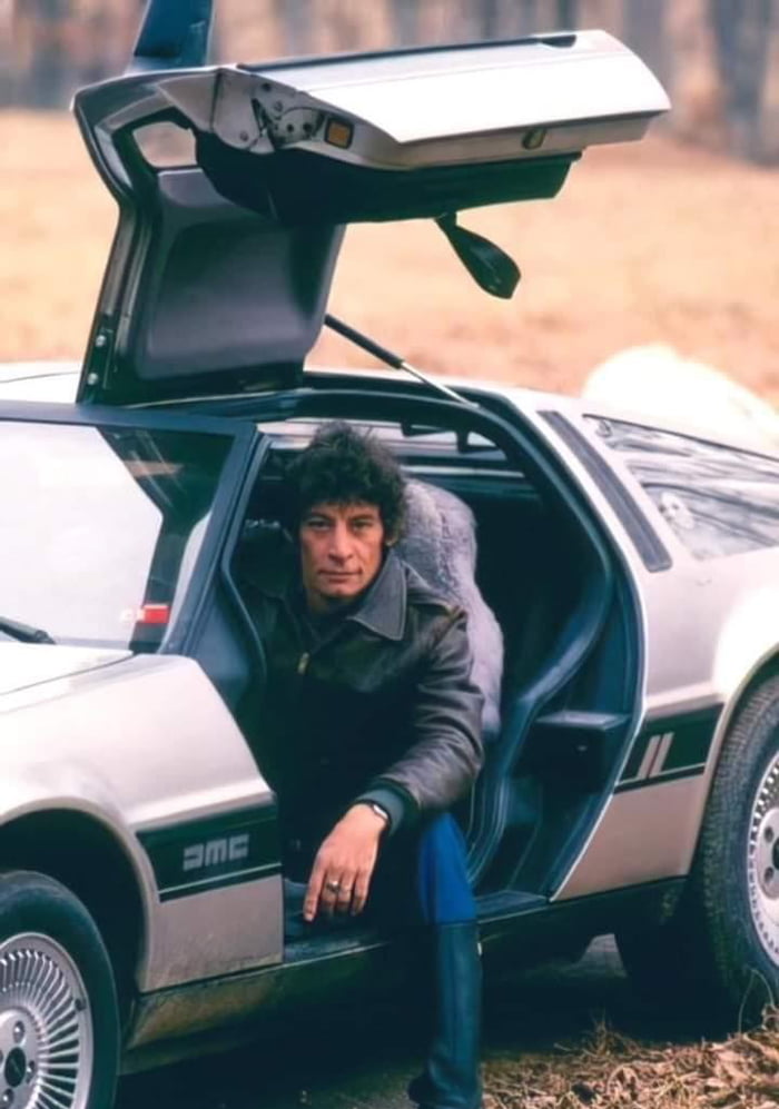 Ernest Goes Back To The Future - Jim Varney in his DeLorean DMC-12 - 9GAG