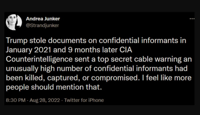 Things that make you go "hmmmm...." Uh, unless you are a trumper. Then ...