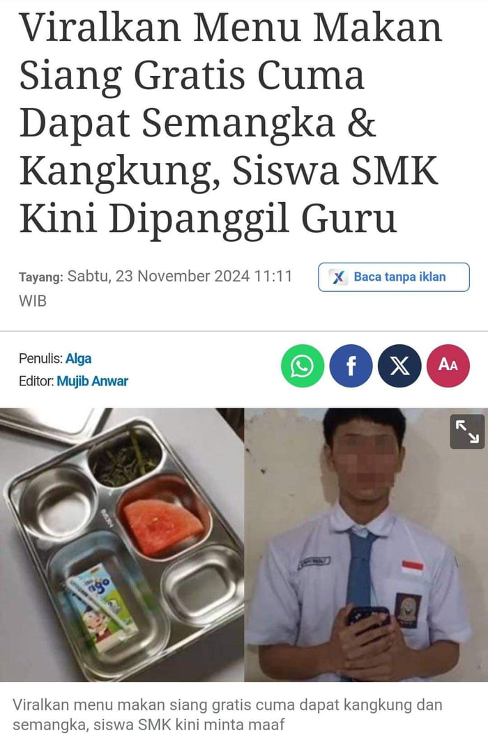 Kasian masi sekolah udah kena UU ITE masa depan auto suram - 9GAG