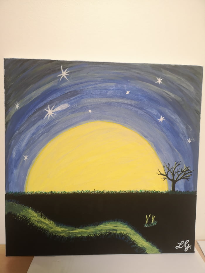 Yeah, so... I tried painting. - 9GAG