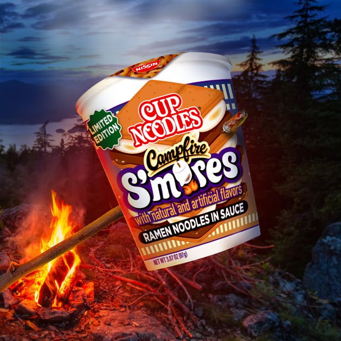 Campfire S'mores Cup Noodles Instant Ramen - 9GAG