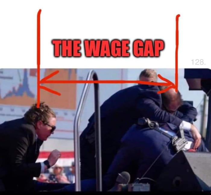 Female secret service agent hiding behind the person she was hired to protect! (Though, there is ...