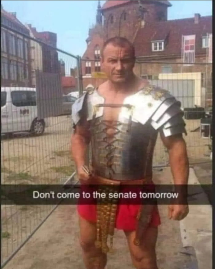 It always better to be friends with the quiet gladiator in the back - 9GAG