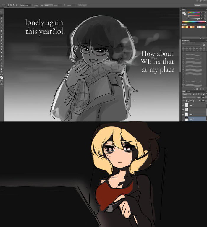 Lonely artists - 9GAG