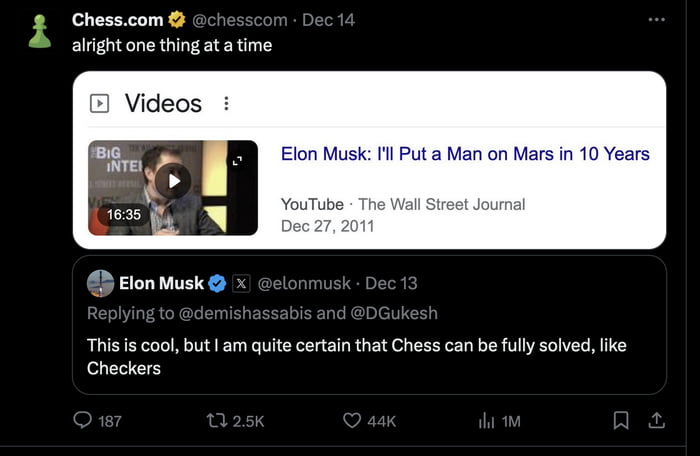 Checkmate, Elon - 9GAG