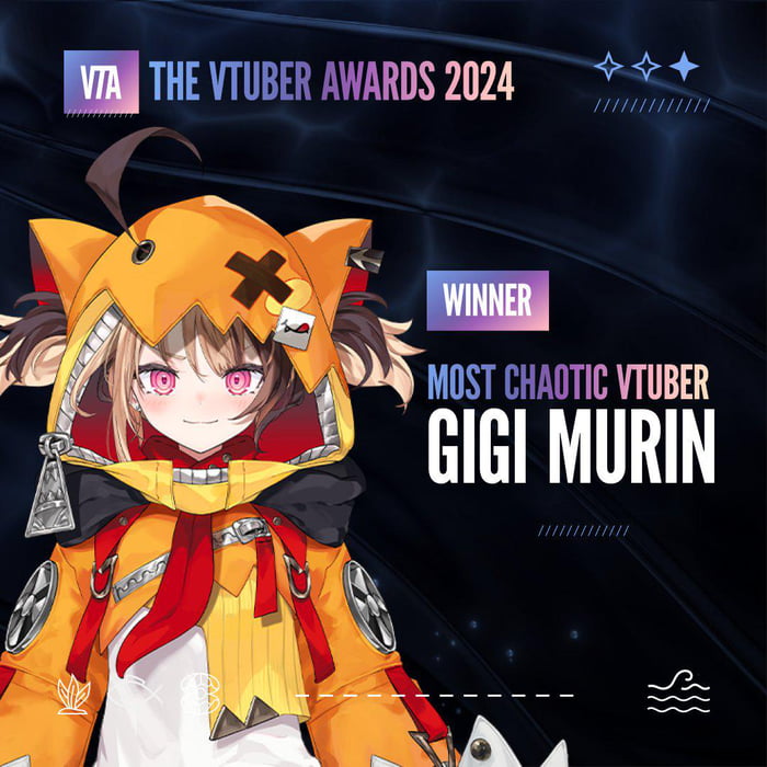 Gigi Murin wins Most Chaotic VTuber! - 9GAG