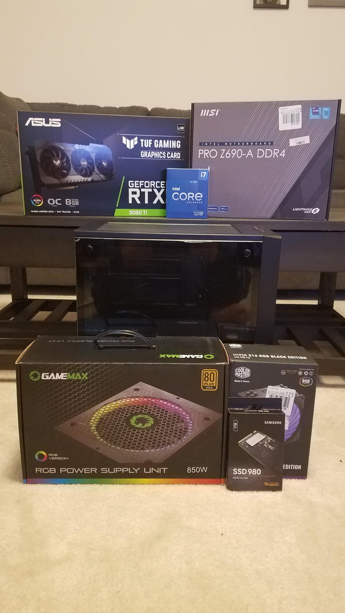 First Build Success - Thanks Microcenter for GPU - 9GAG