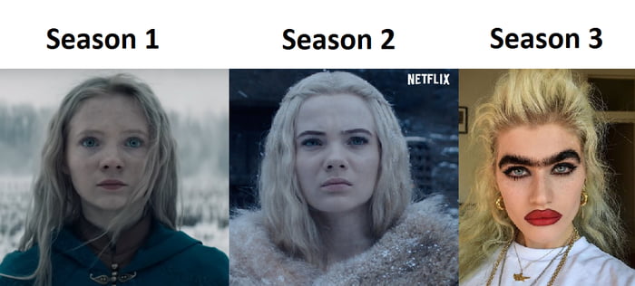 What's up with Ciri's eyebrows? - 9GAG