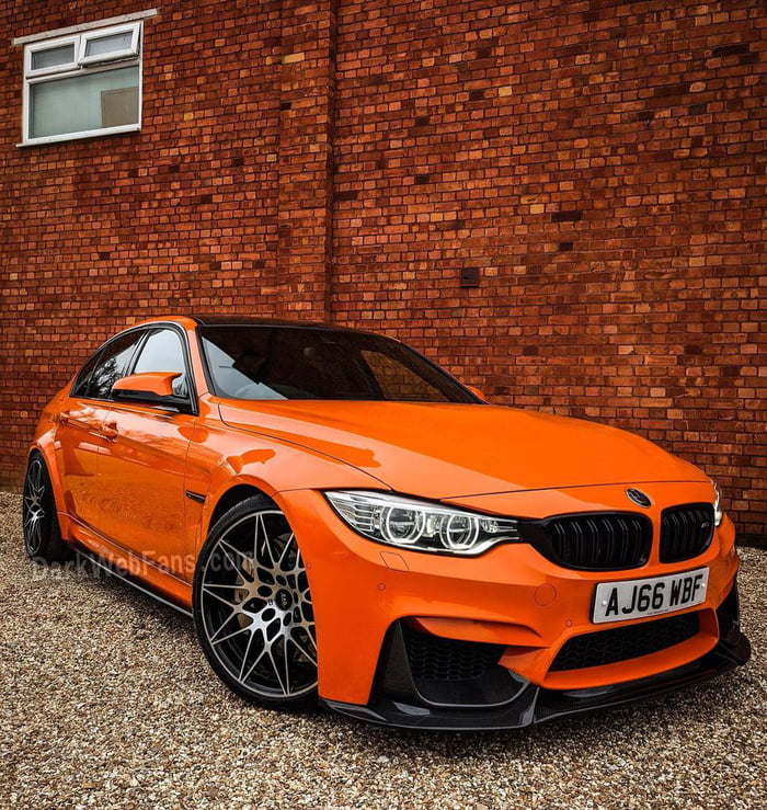 Fire Orange BMW M3 - 9GAG