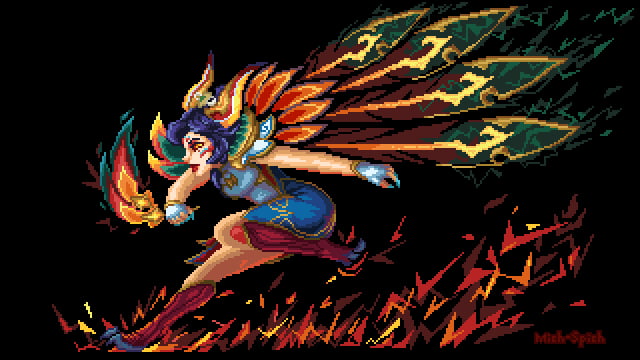 Brave Phoenix Xayah Fanart - 9GAG