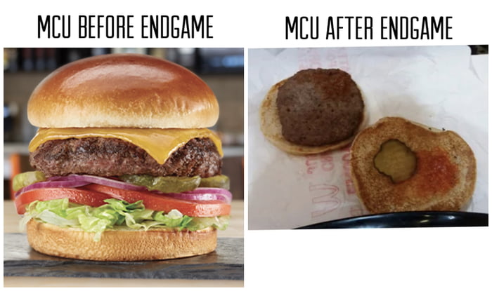 Like it or not MCU is fast food now. - 9GAG