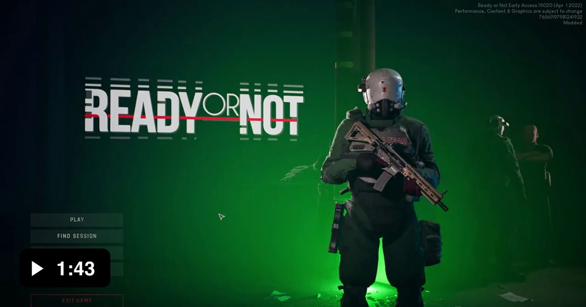 Trauma Team assault - but it's Ready or Not - 9GAG