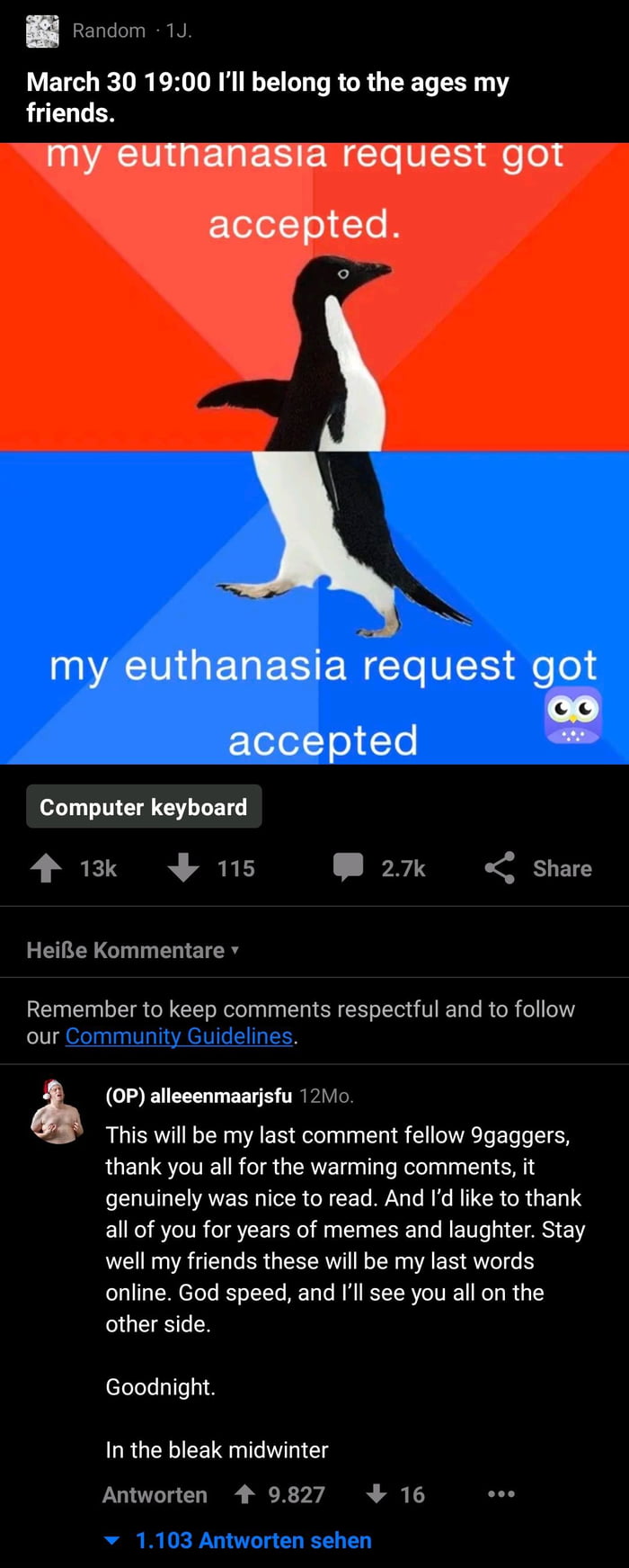 Let's not forget this champion! F - 9GAG