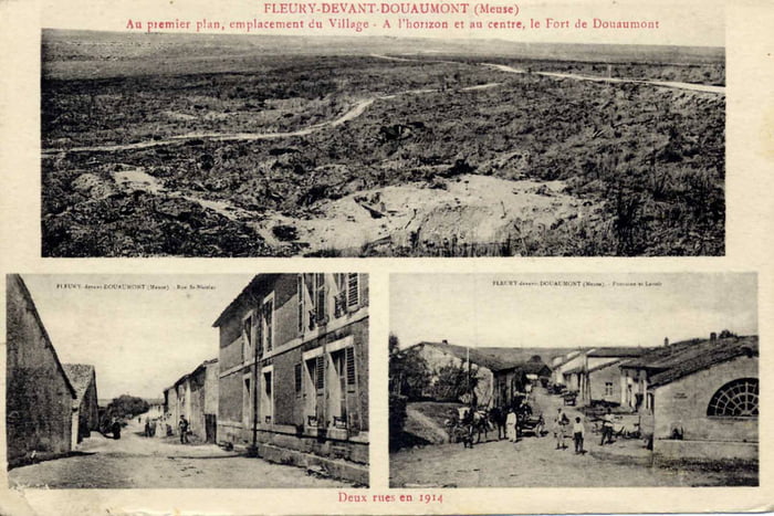 In 1916 the French village fleury devant douaumont received the ...