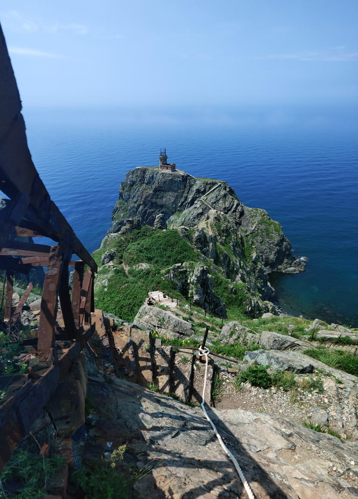 Ruined stairs to an abandoned lighthouse - 9GAG