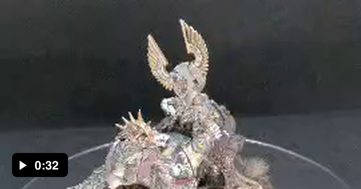 Primaris Chaplain on bike converted to a wolf priest for a home brewed ...