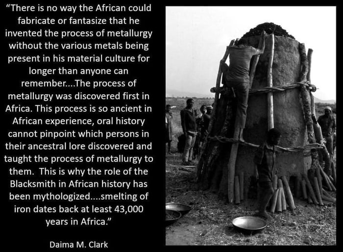 Africa discovering metallurgy - 9GAG
