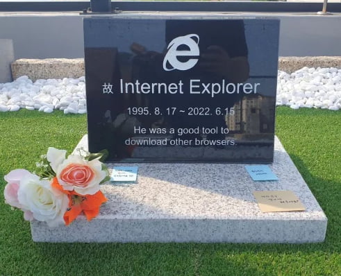 ‘Death’ of Internet Explorer Gets a Real Headstone. Jung Ki-young spent ...