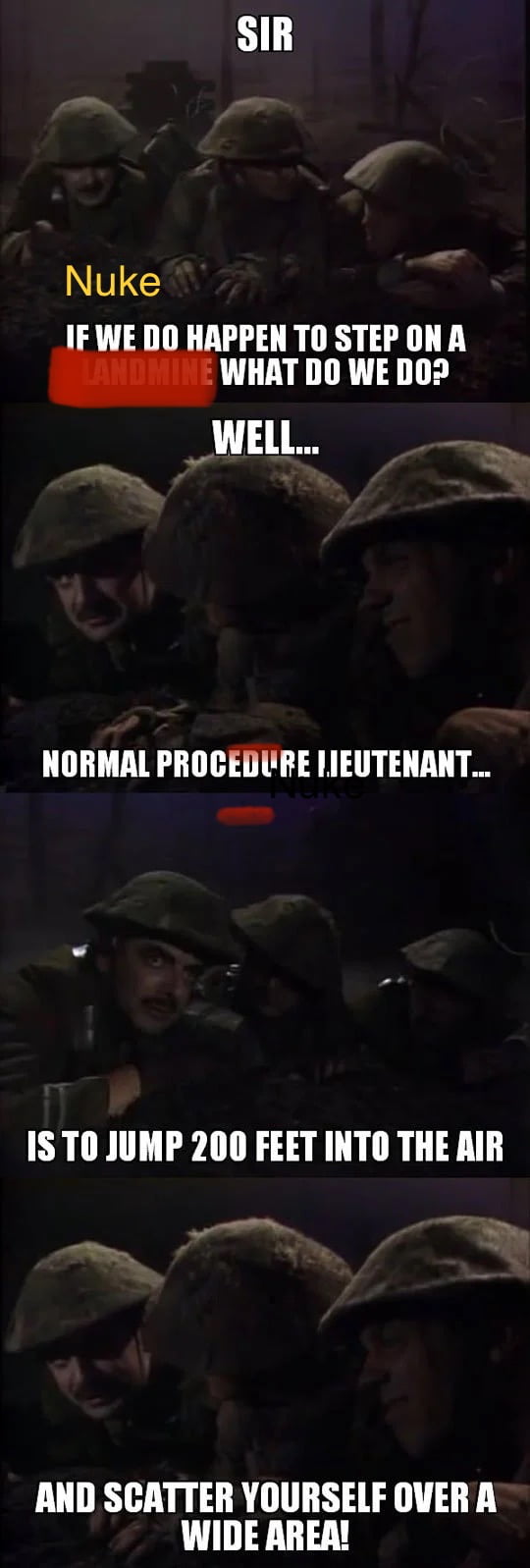 Blackadder’s solid advice. - 9GAG