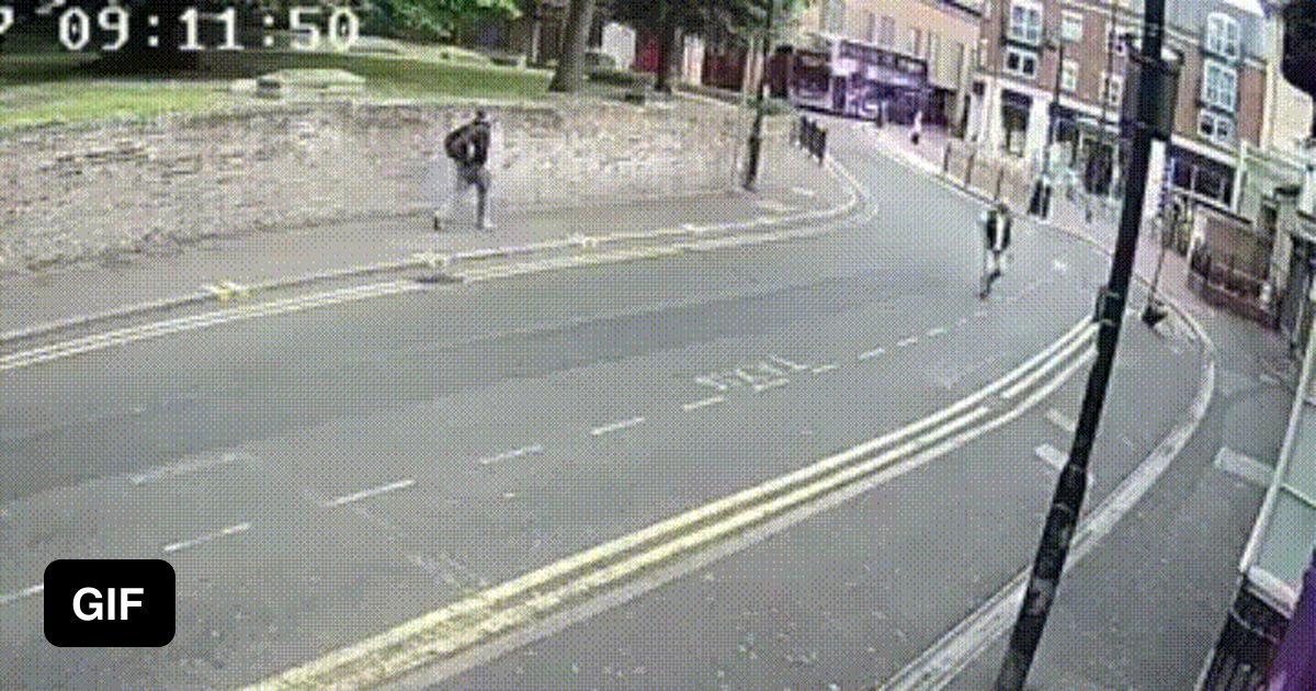 5 years ago, a guy got hit by a bus in Reading, UK. Instead of crying ...