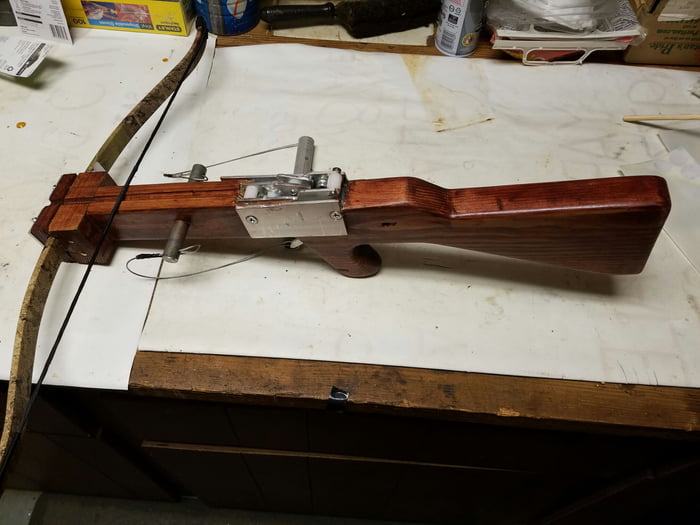 Just finished my crossbow build! It shoots like a dream. - 9GAG