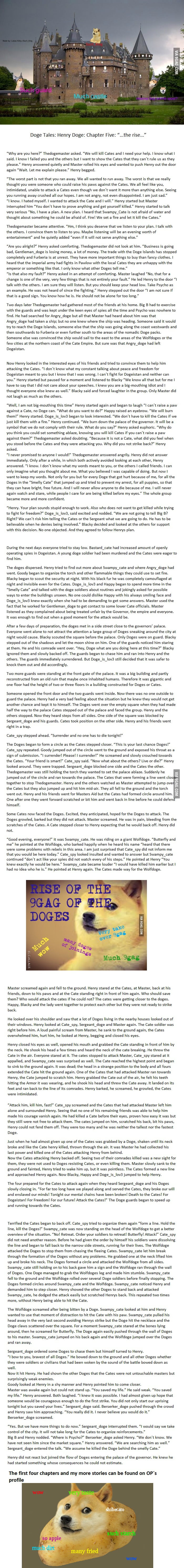Doge Tales: Henry Doge: Chapter Five: “…the rise...” - 9GAG