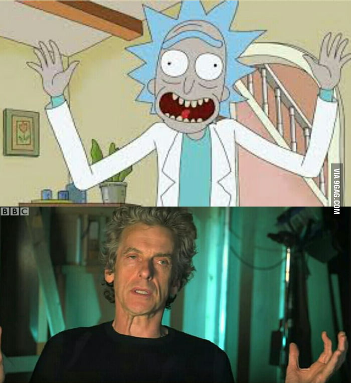 Rick and Peter Capaldi - 9GAG