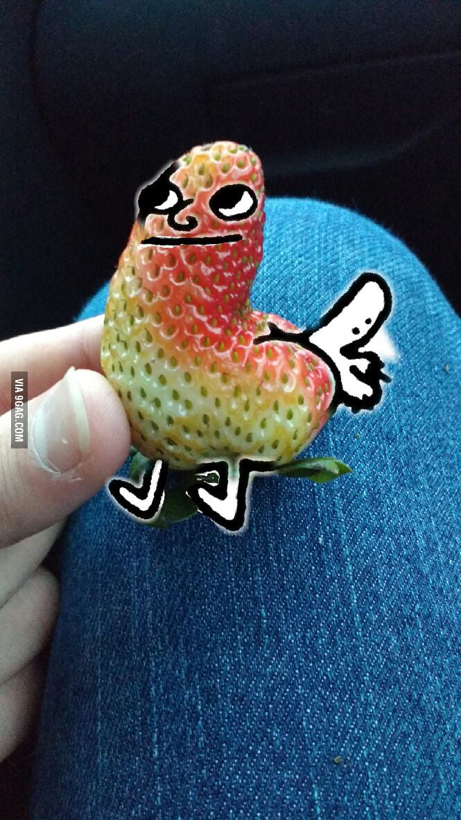 Strawberry Dickbutt - 9GAG
