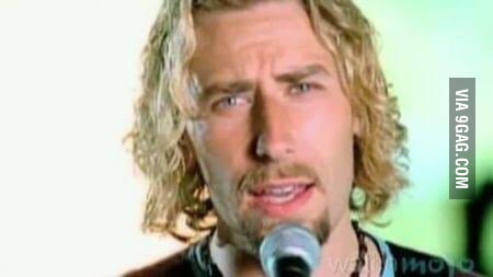 Lead singer of nickelback. Mix between John Travolta and Nicholas cage ...