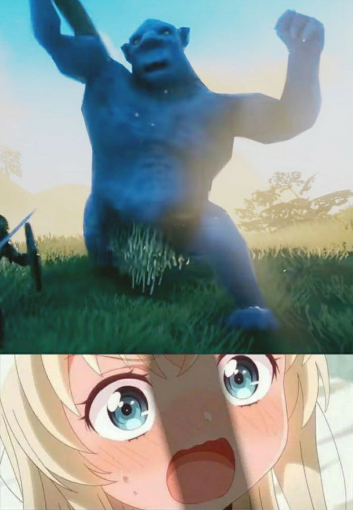 When you encounter a troll for the first time in Valheim - 9GAG