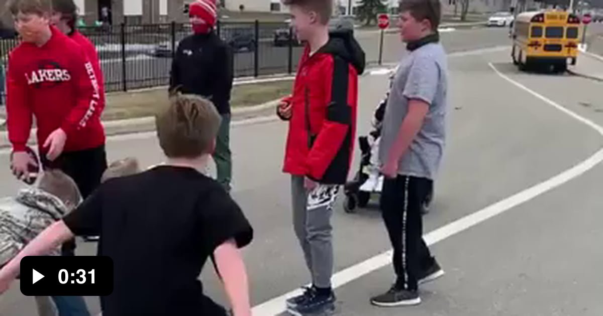 Detroit kids help their specially-abled friend, Kale, play football ...