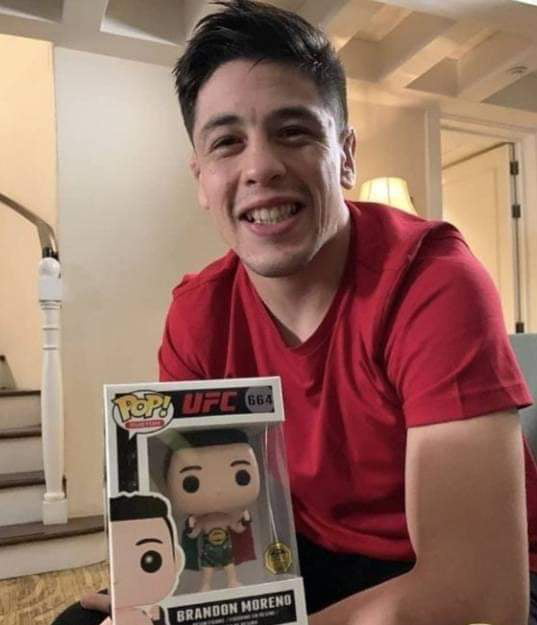 Avid Funko collector Brandon Moreno receives his own Funko Pop. - 9GAG